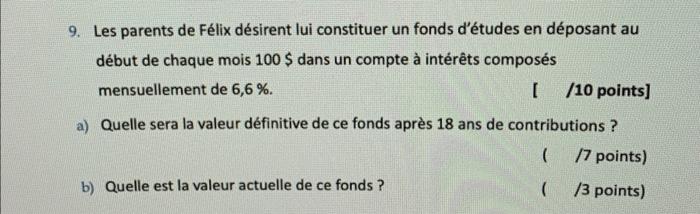 Solved Answer in Calculus 2 please!Questions are in french | Chegg.com