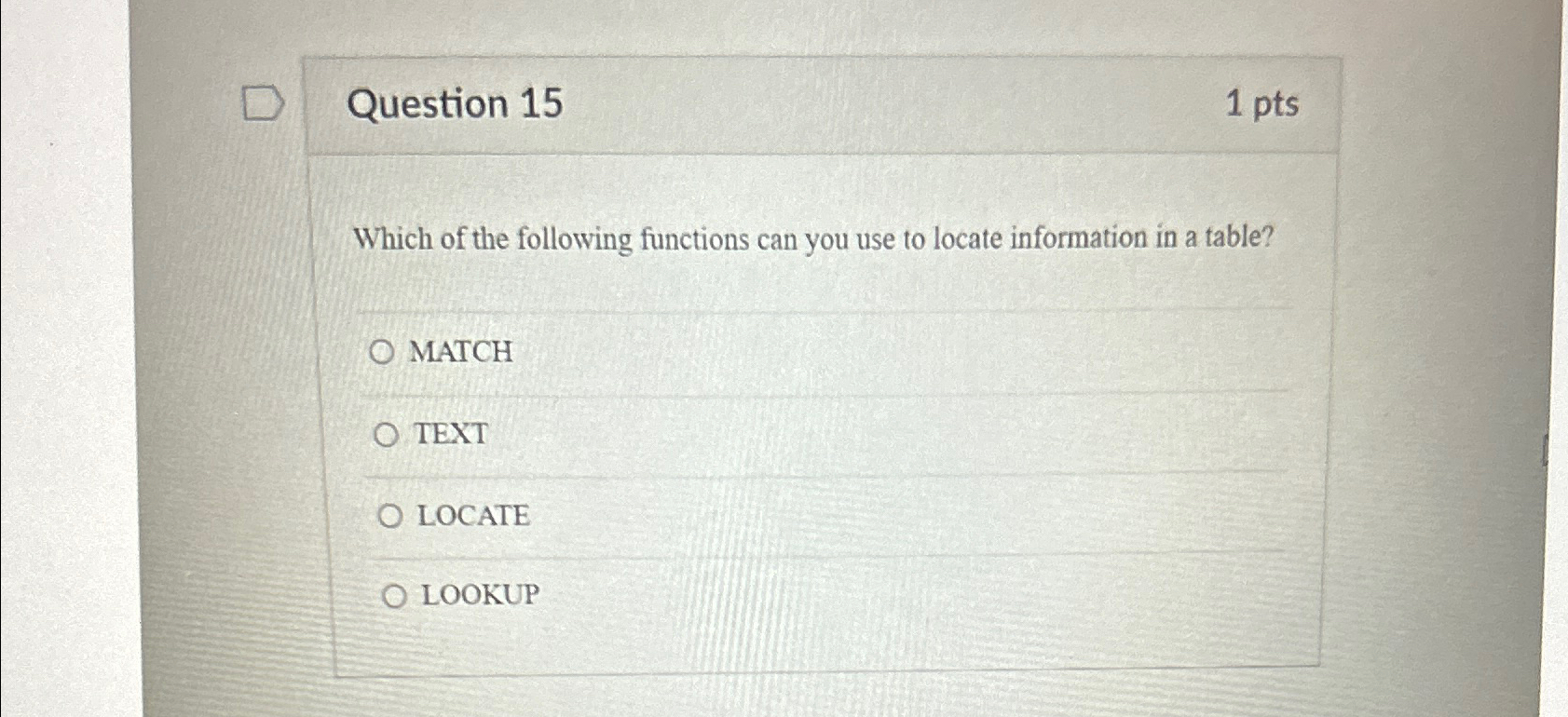Solved Question 151 ﻿ptsWhich of the following functions can | Chegg.com