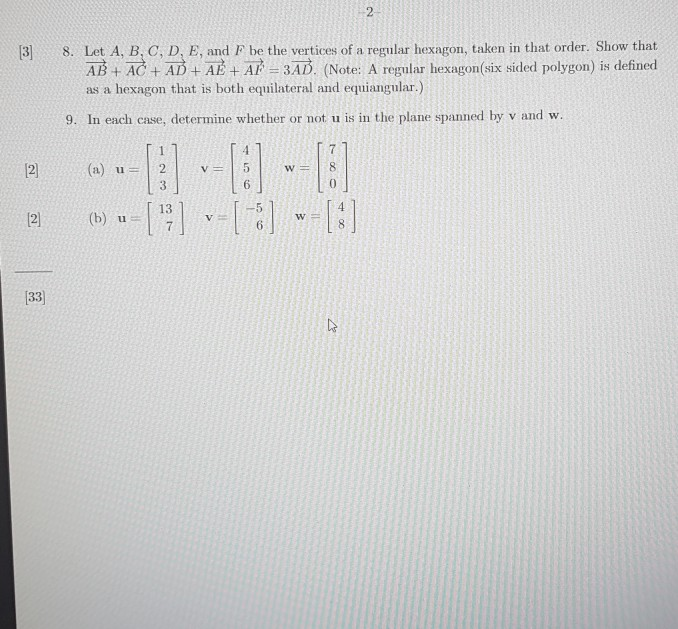 Solved 1. Vector vi has initial point (2,-1, 3) and terminal | Chegg.com