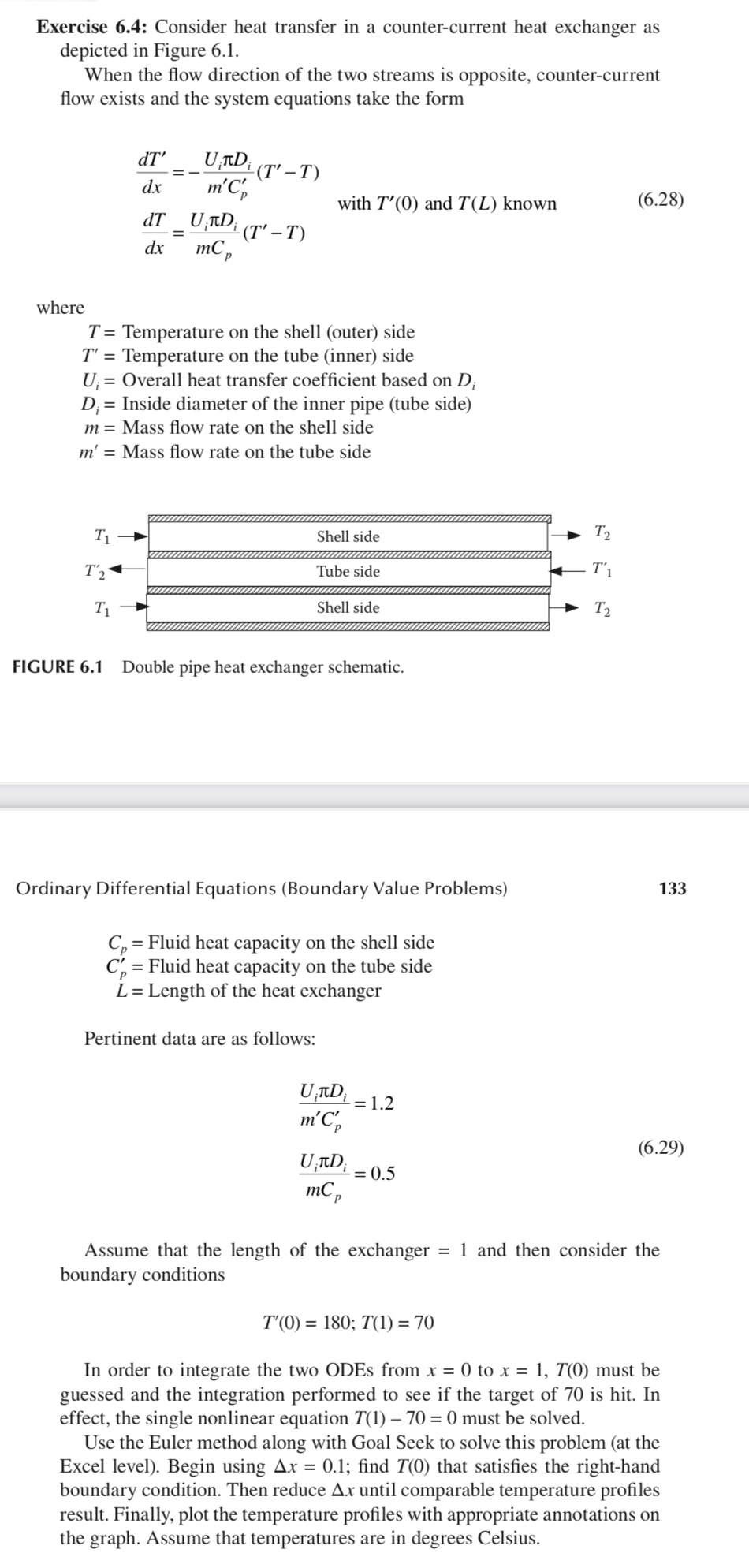 Solved Exercise 6.4: Consider heat transfer in a | Chegg.com