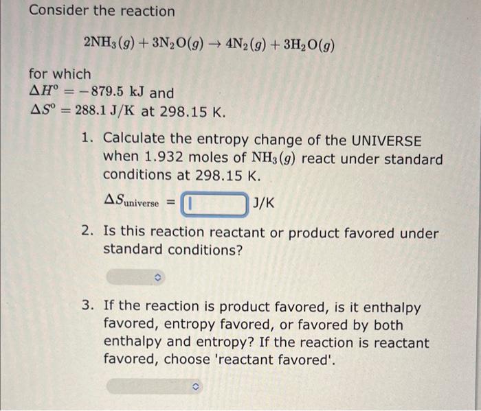 Solved Consider the reaction: 2Na(s)+2H2O(l)→2NaOH(aq)+H2(g) | Chegg.com