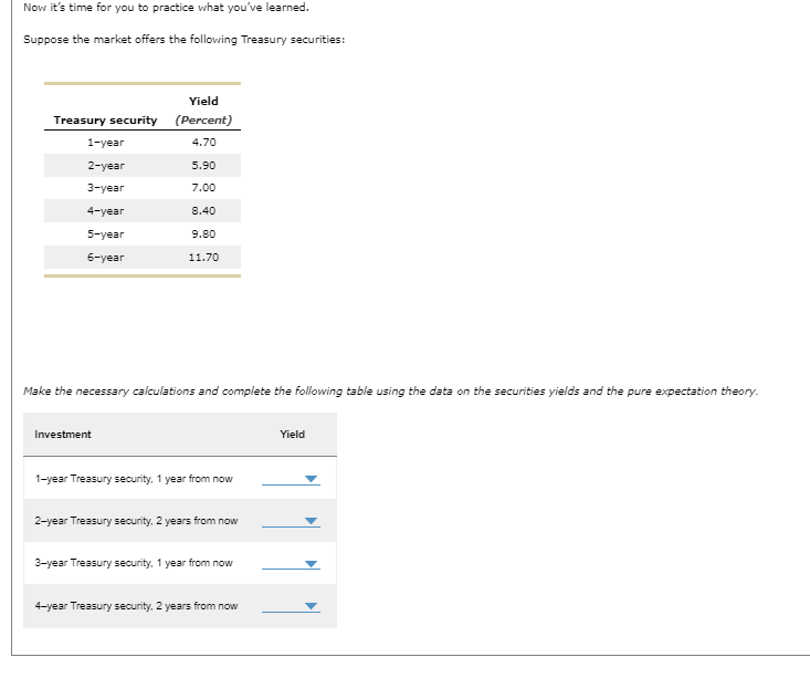 Solved Now it's time for you to practice what you've | Chegg.com