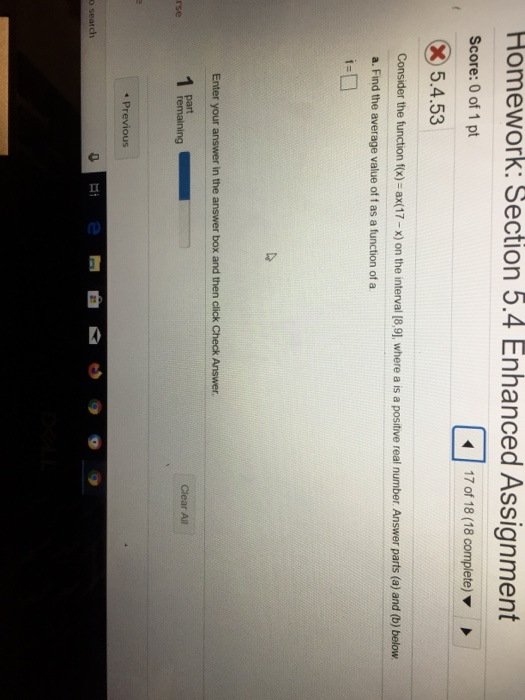 Solved Homework Section 5 4 Enhanced Assignment Score 0 Of
