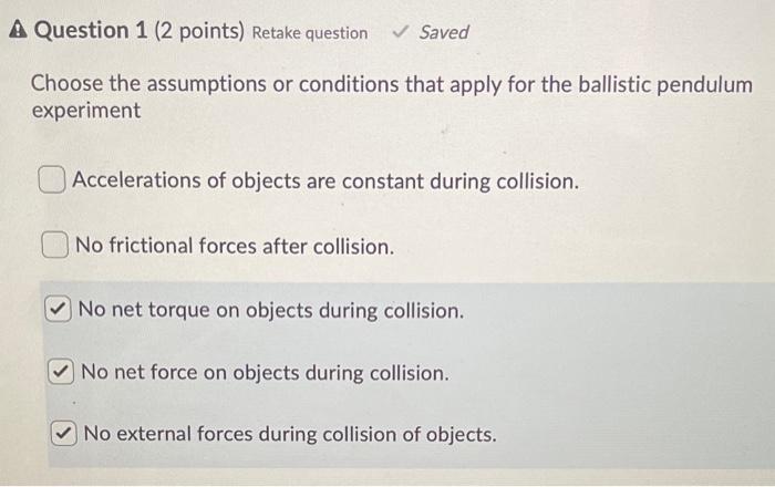 Solved A Question 1 (2 points) Retake question Saved | Chegg.com