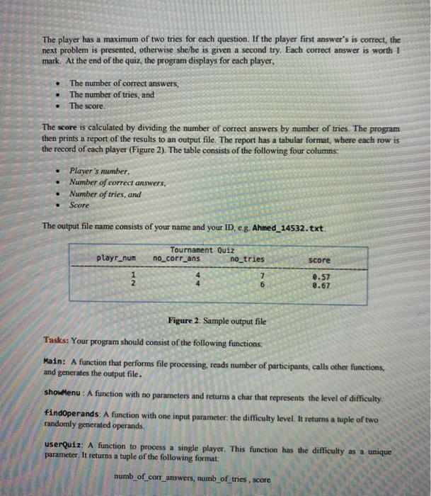 Solved Problem definition: We want to write a Python program | Chegg.com