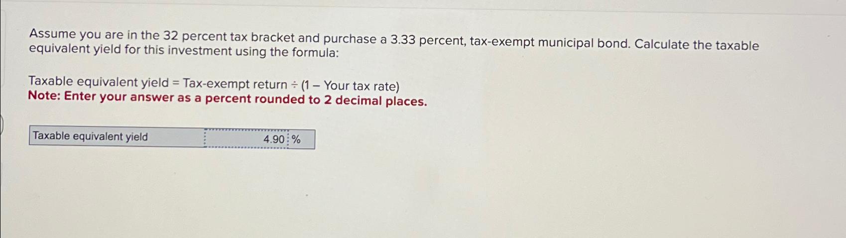 Solved Assume you are in the 32 ﻿percent tax bracket and | Chegg.com