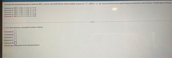 Solved Consider the accompanying sets of waits for MPC, Lund | Chegg.com