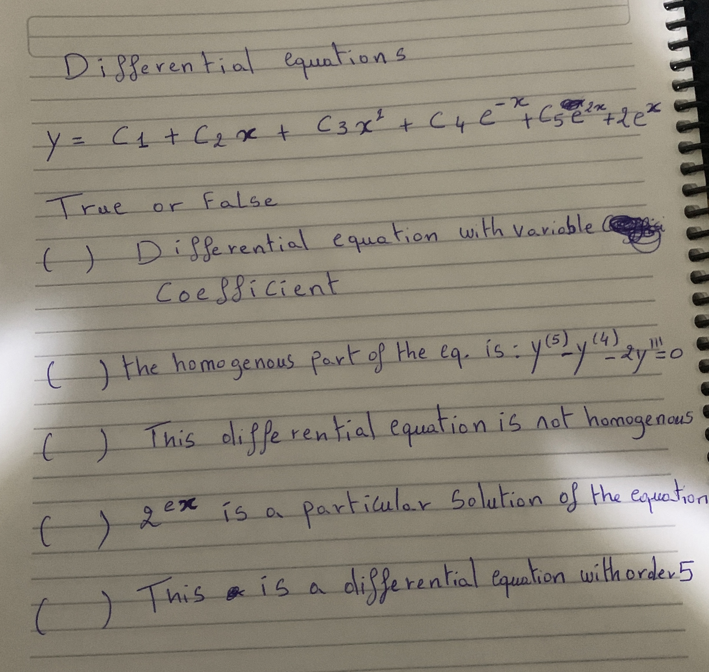 Solved Differential | Chegg.com