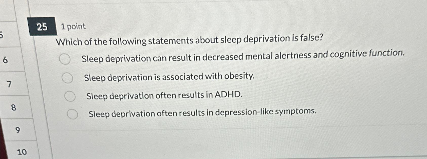 Solved 251 ﻿pointWhich of the following statements about | Chegg.com