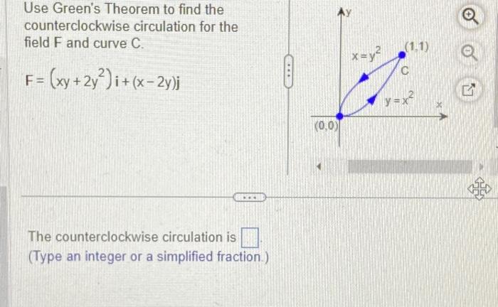 Solved Use Green's Theorem to find the counterclockwise | Chegg.com