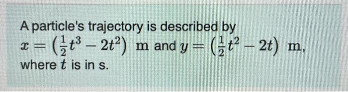 Solved What is the particle's speed at t=0 s ? Express your | Chegg.com