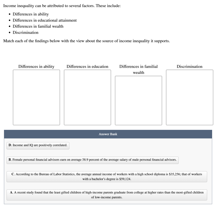 Solved - ﻿Differences in ability- ﻿Differences in | Chegg.com