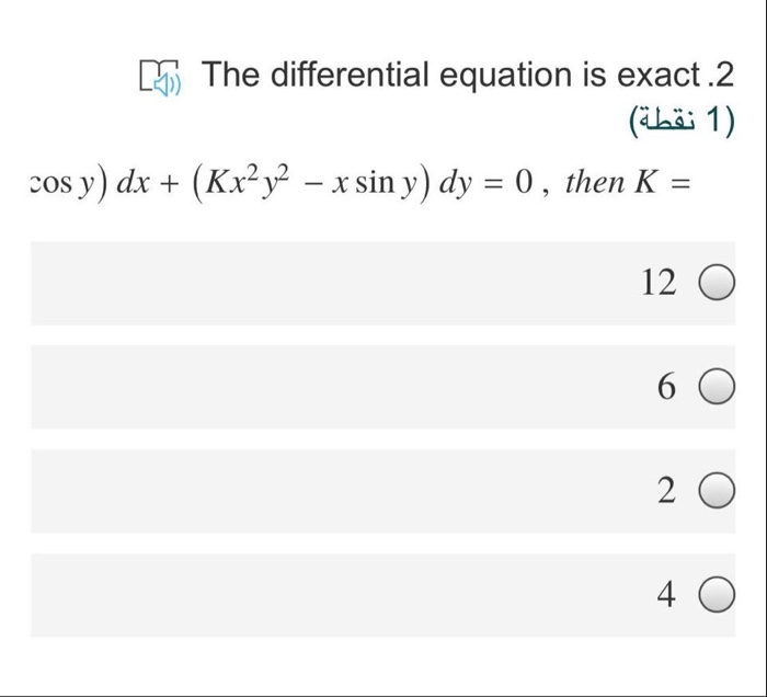 Solved .1 The differential equation xy'- y sin x + y5 = 0 | Chegg.com