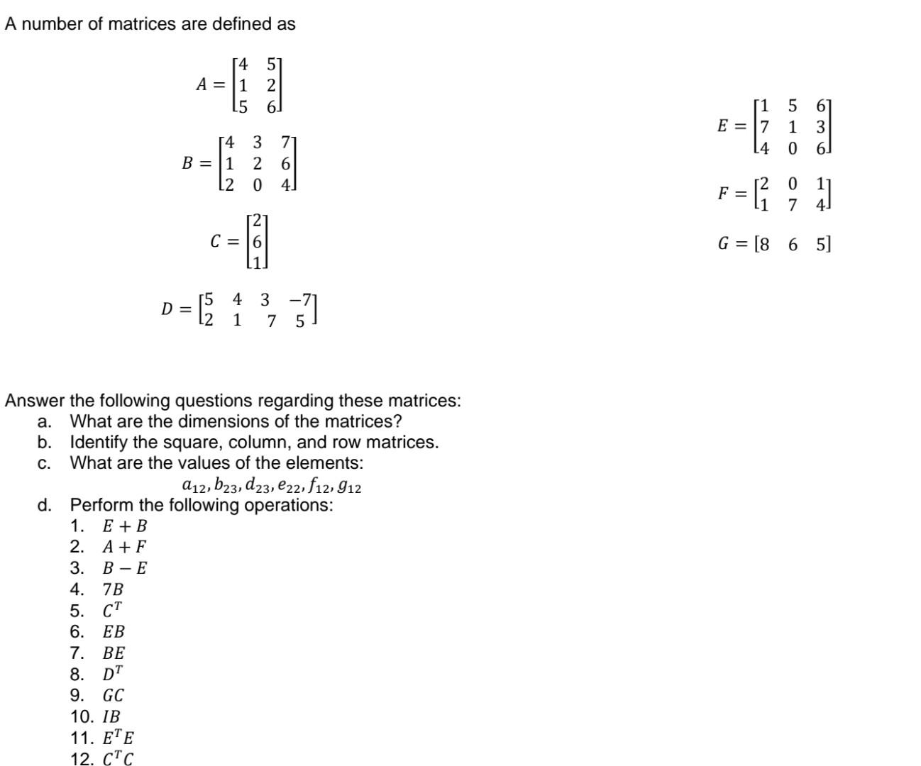 Solved Answer the following questions regarding these | Chegg.com