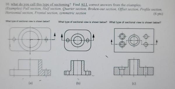 Solved 10. what do you call this type of sectioning? Find | Chegg.com