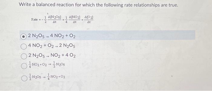 Solved Write a balanced reaction for which the following | Chegg.com