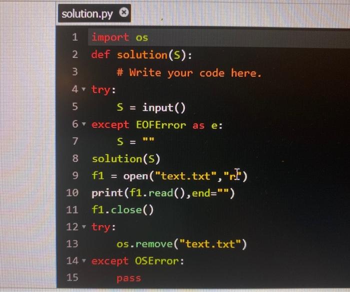 Solved Write into file Given a string S. Write the given | Chegg.com Solved Write into file Given a string S. Write the given | Chegg.com