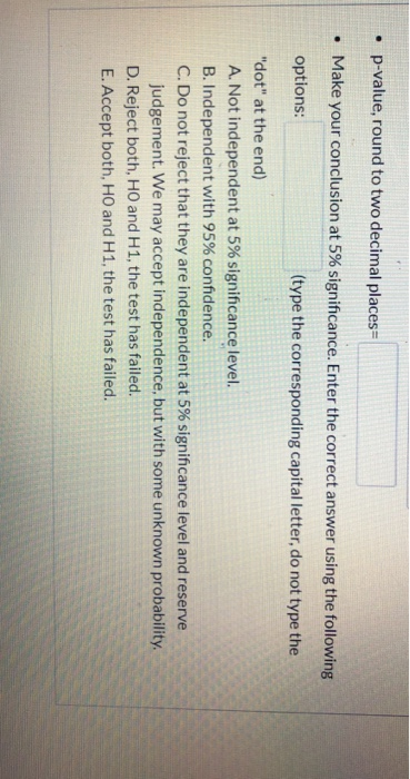 Solved Given contingency table for simultaneous occurance of | Chegg.com