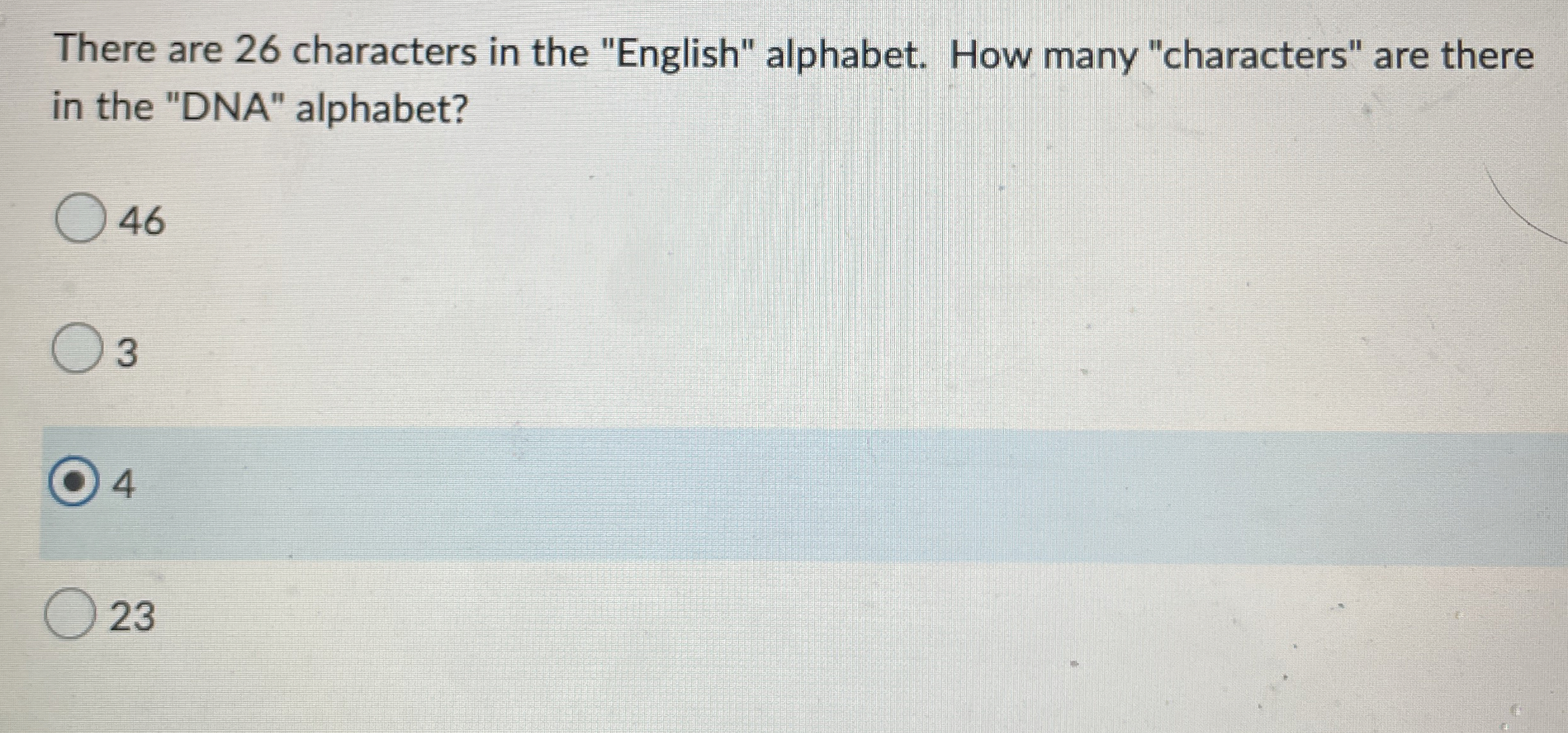 Solved There are 26 ﻿characters in the "English" alphabet. | Chegg.com