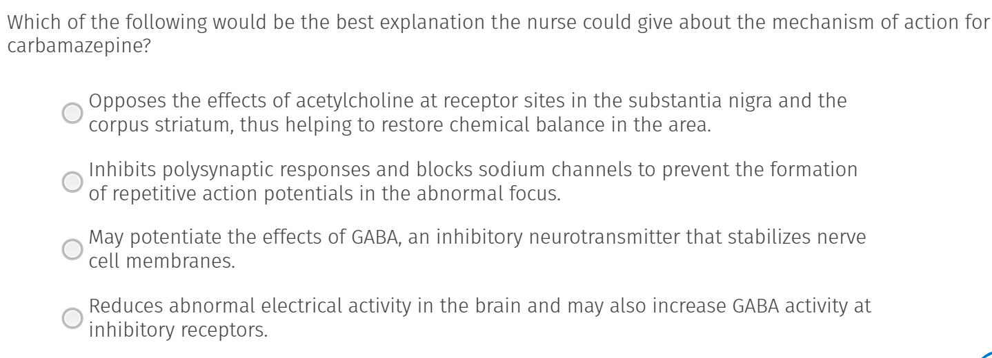 Solved Which of the following would be the best explanation | Chegg.com