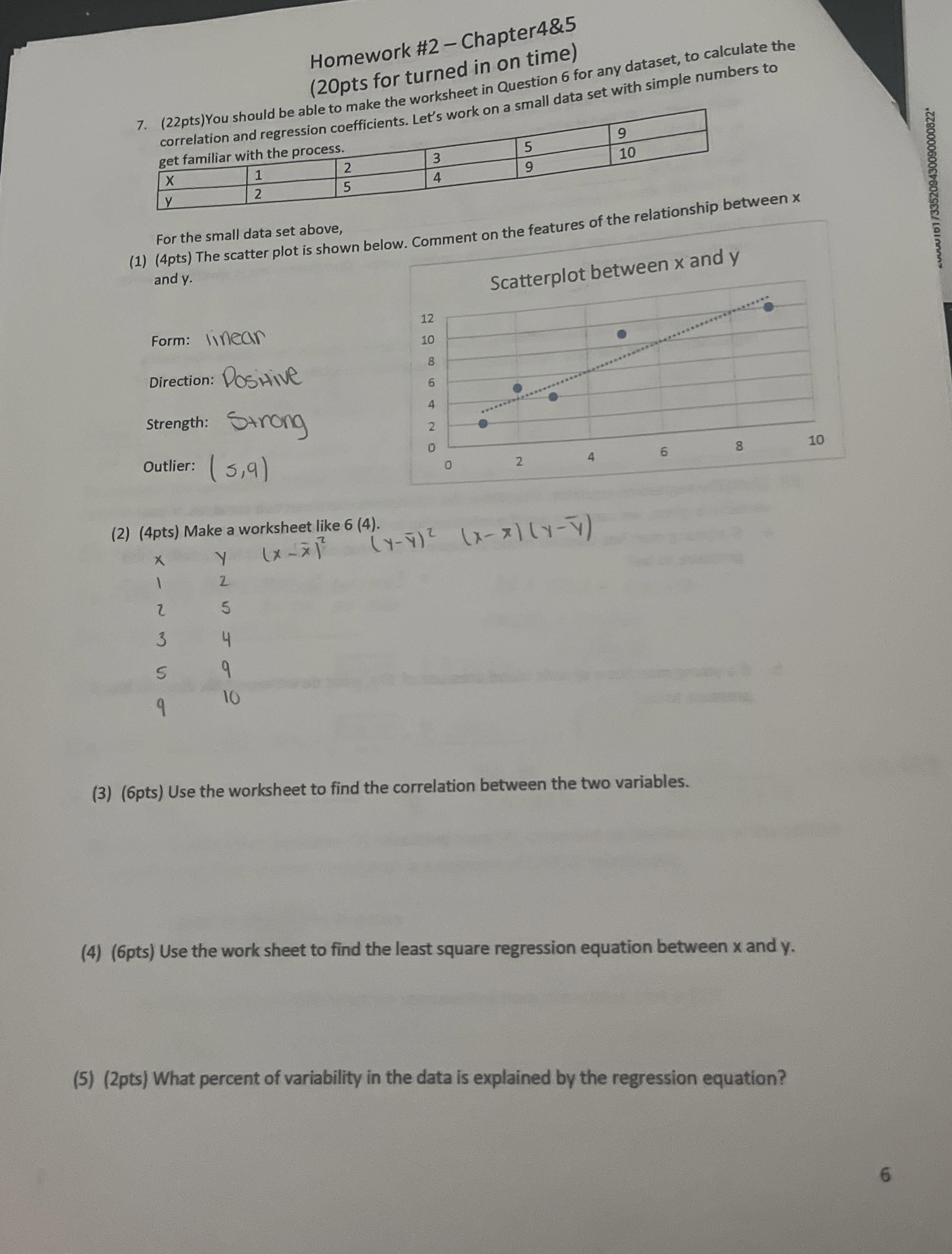 Solved Homework #2-Chapter4&5(20pts for turned in on | Chegg.com