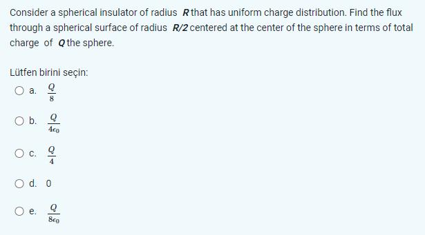 Solved Consider a spherical insulator of radius R ﻿that has | Chegg.com