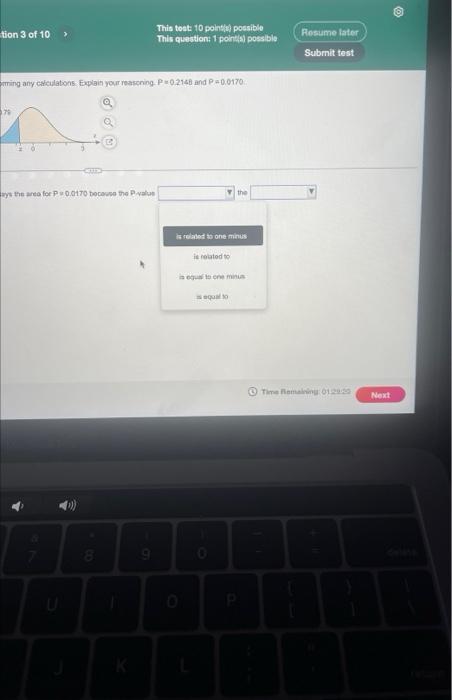 Solved Match each P-value with the graph that displays its | Chegg.com