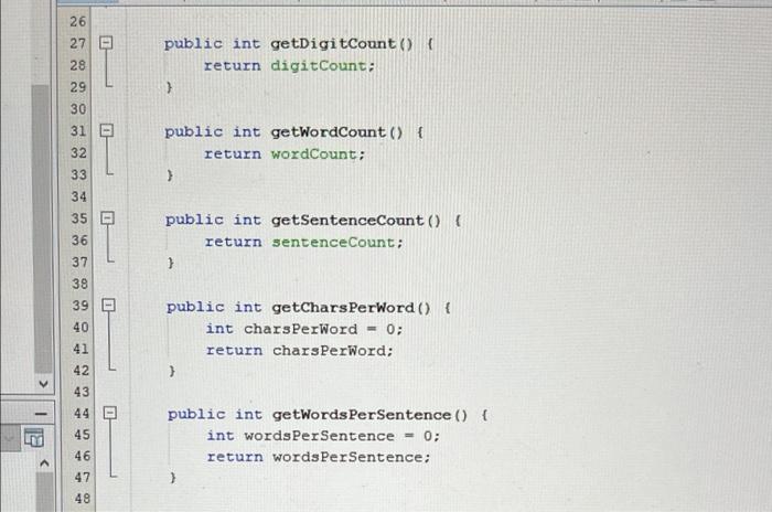 Solved Please help me with this program!!! i already coded | Chegg.com