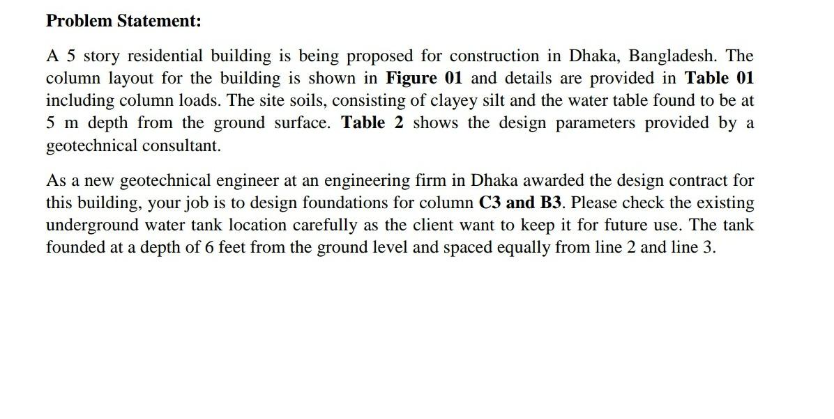 Solved Problem Statement: A 5 story residential building is | Chegg.com