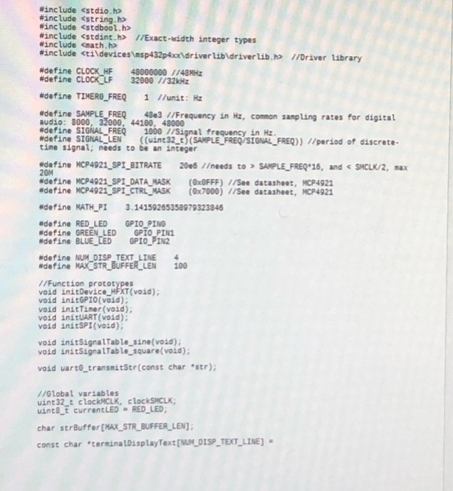 USING THE FOLLOWING CODE, MODIFY THE FOLLOWING CODE | Chegg.com