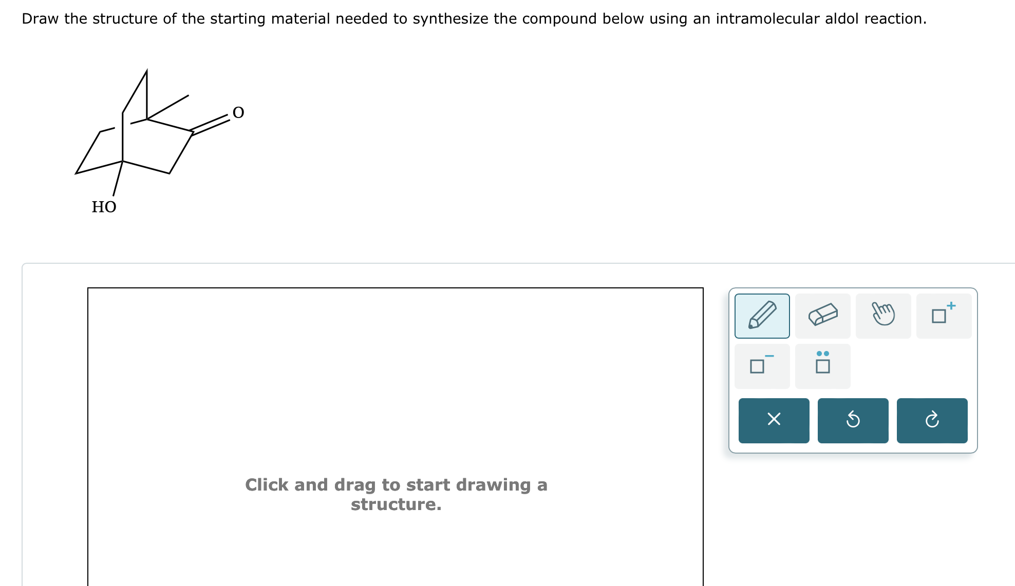 Solved Draw the structure of the starting material needed to | Chegg.com