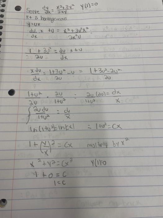 Solved homogeneous problemsplease solve 5 and 11, I also | Chegg.com