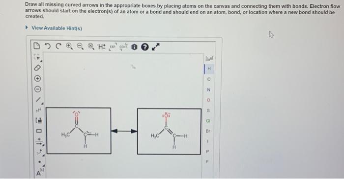 Solved Draw all missing curved arrows in the appropriate | Chegg.com