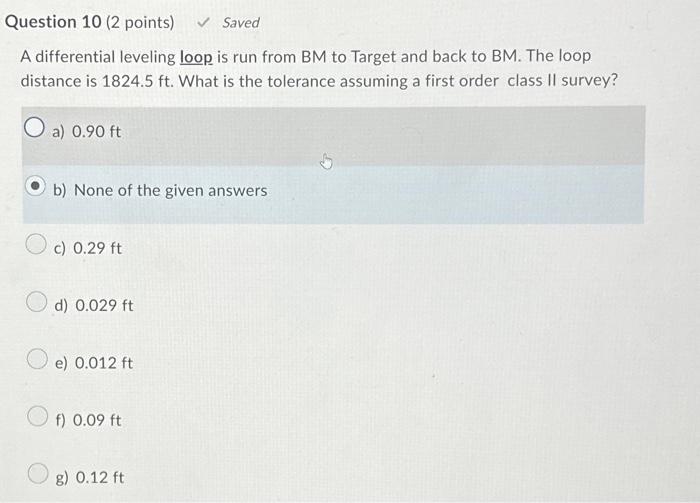 Solved Question 10 (2 points) Saved A differential | Chegg.com