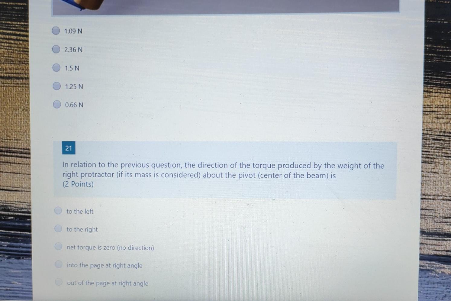 Solved Torque 20 In the given figure which shows the | Chegg.com