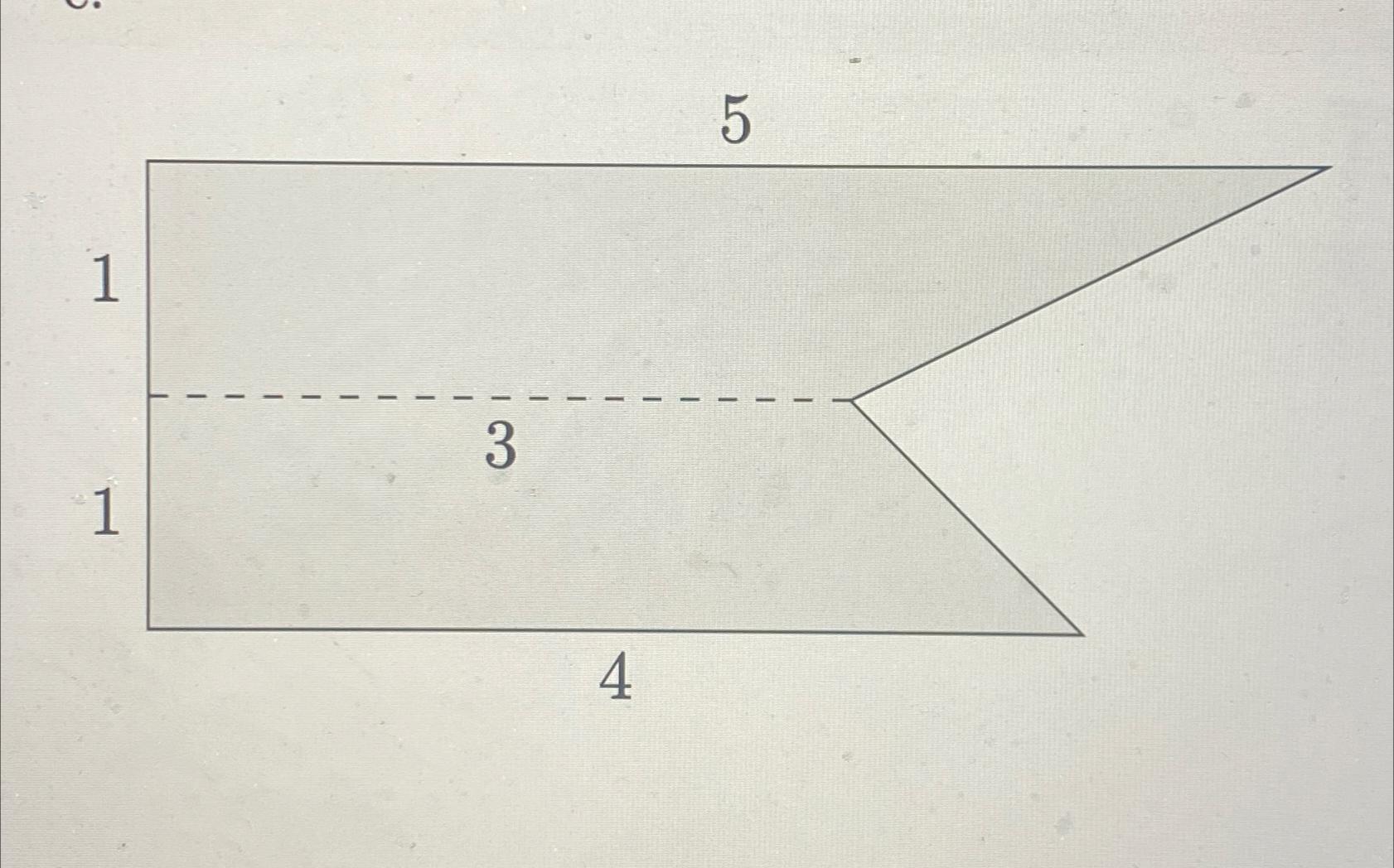Solved what is the area of this shape? | Chegg.com