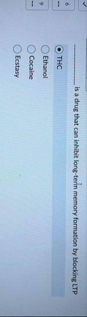 Solved ﻿is a drug that can inhibit long-term memory | Chegg.com