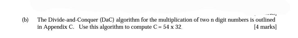 Solved Appendix C: Multiplying Large numbers Multiplication | Chegg.com