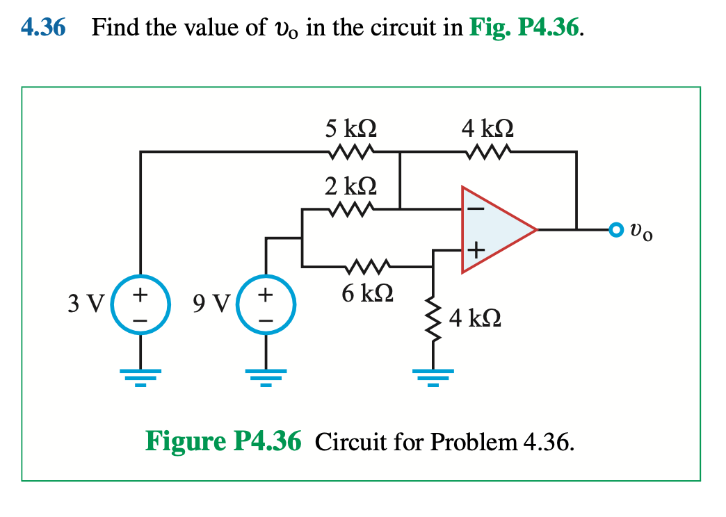 Solved Find the value of v0 ﻿in the circuit in Fig. | Chegg.com