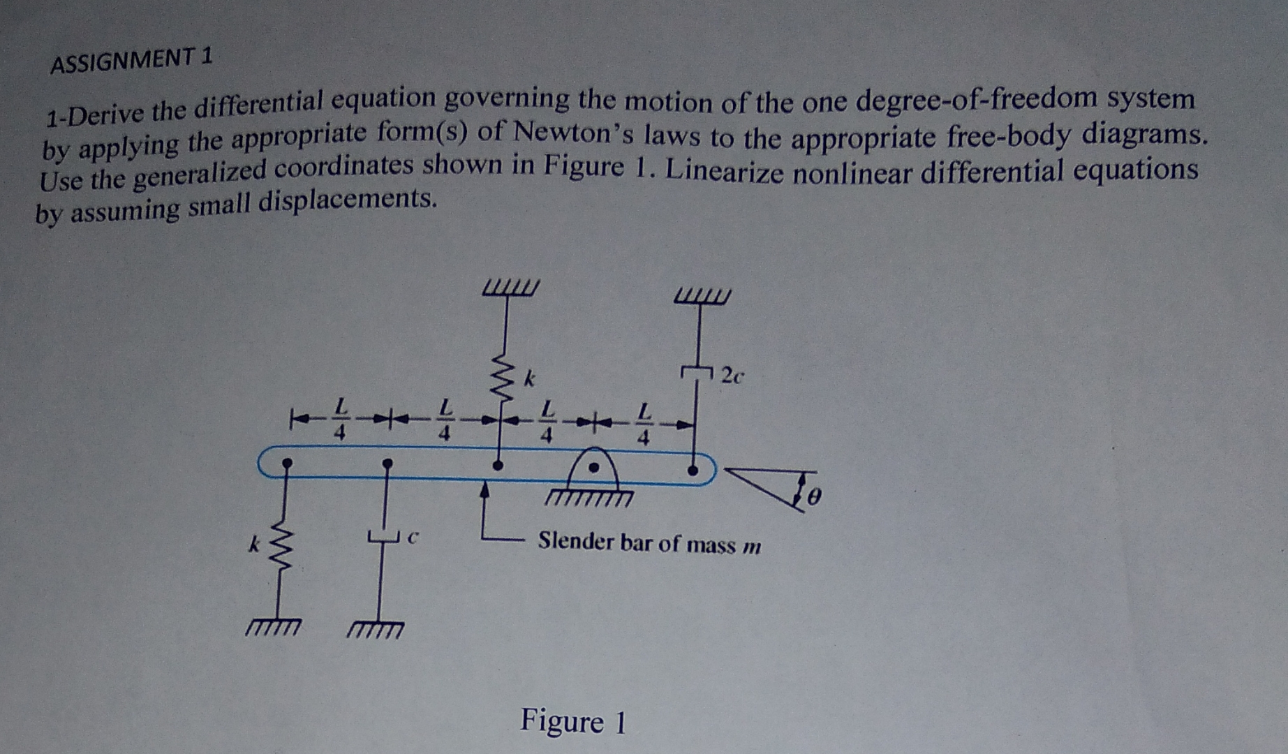 Solved ASSIGNMENT 11-Derive the differential equation | Chegg.com