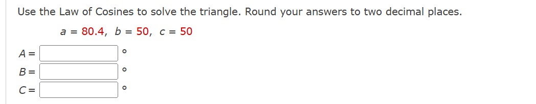 Solved Find values for b ﻿such that the triangle has one | Chegg.com