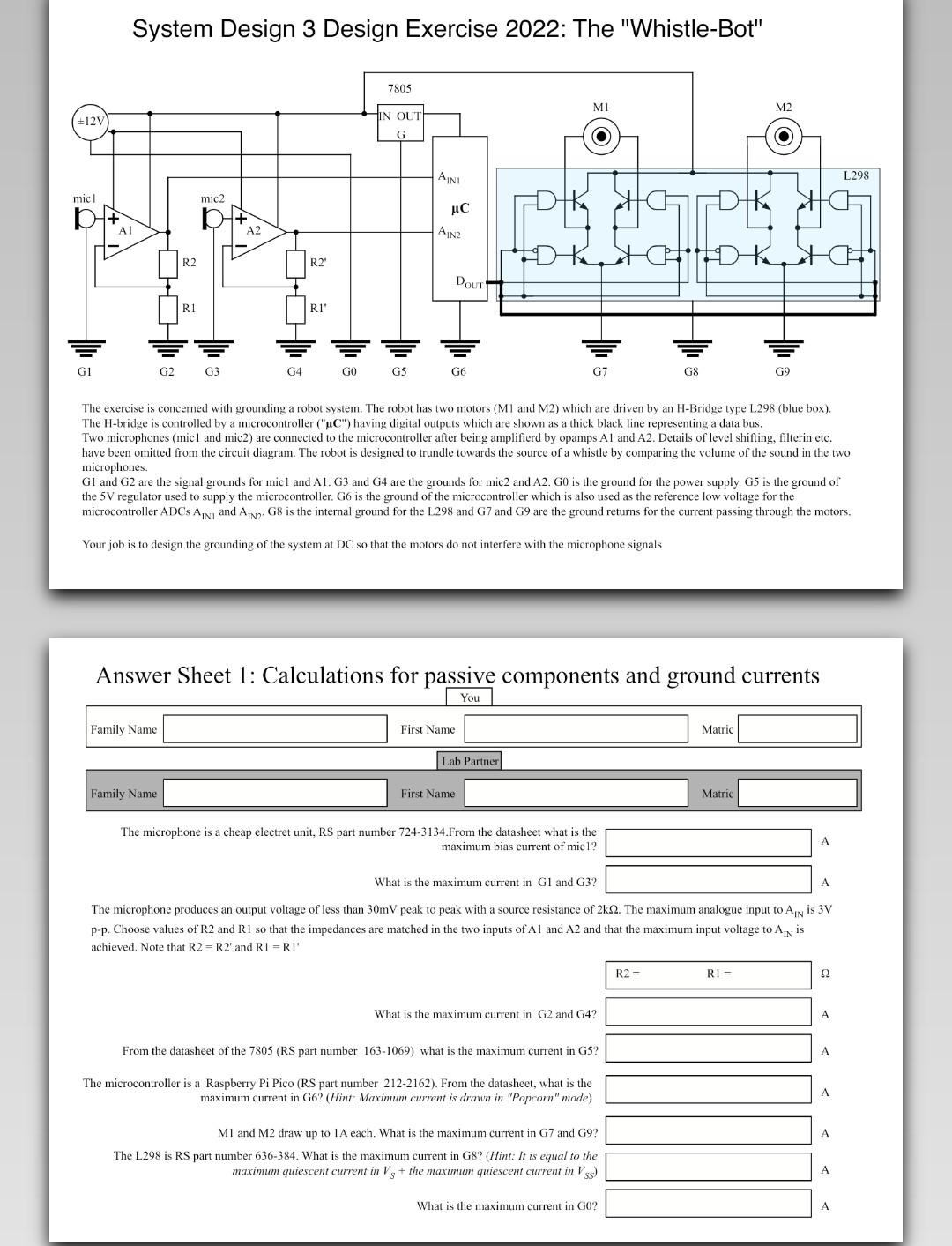 System Design 3 Design Exercise 2022: The | Chegg.com