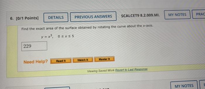 Solved PRAC MY NOTES DETAILS 6. [0/1 Points) SCALCETO | Chegg.com Solved PRAC MY NOTES DETAILS 6. [0/1 Points) SCALCETO | Chegg.com