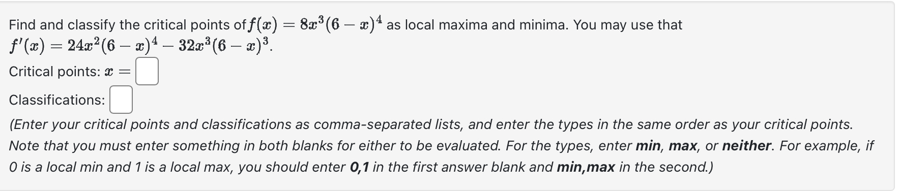 Solved Find and classify the critical points of | Chegg.com