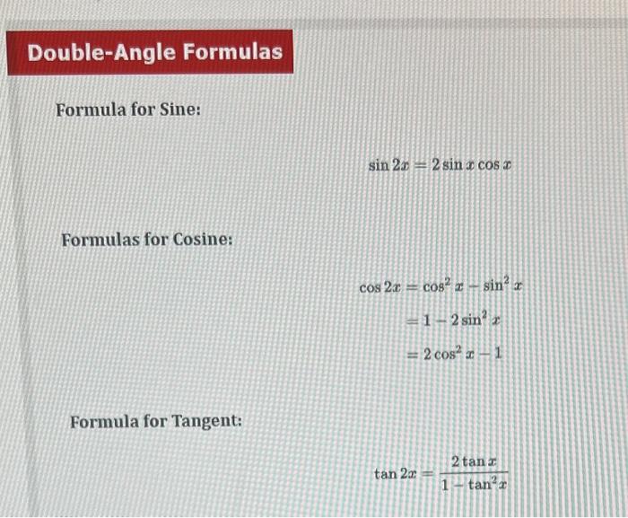 Solved Prove the identities. These proofs use formulas from | Chegg.com