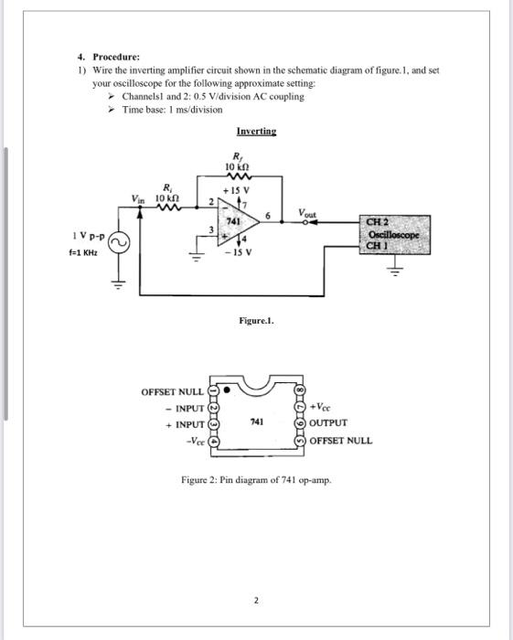 Solved 1. The circuit of figure 1 is: a. An inverting | Chegg.com