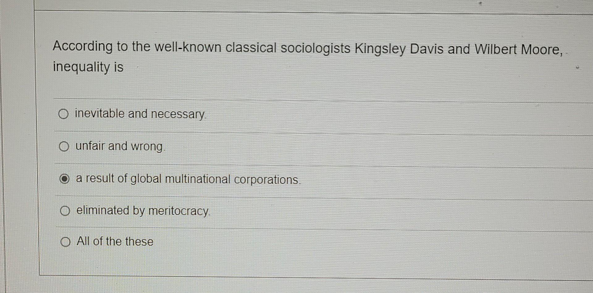 According to the well-known classical sociologists | Chegg.com