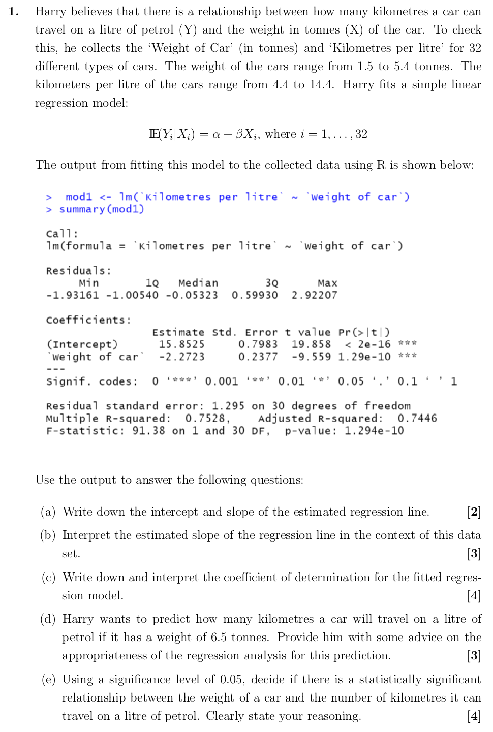 Solved Harry believes that there is a relationship between | Chegg.com