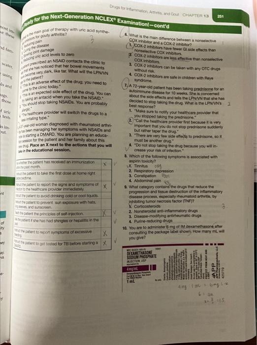 Solved , Nerinin goal of therapy with uric acid synthe- 5. | Chegg.com