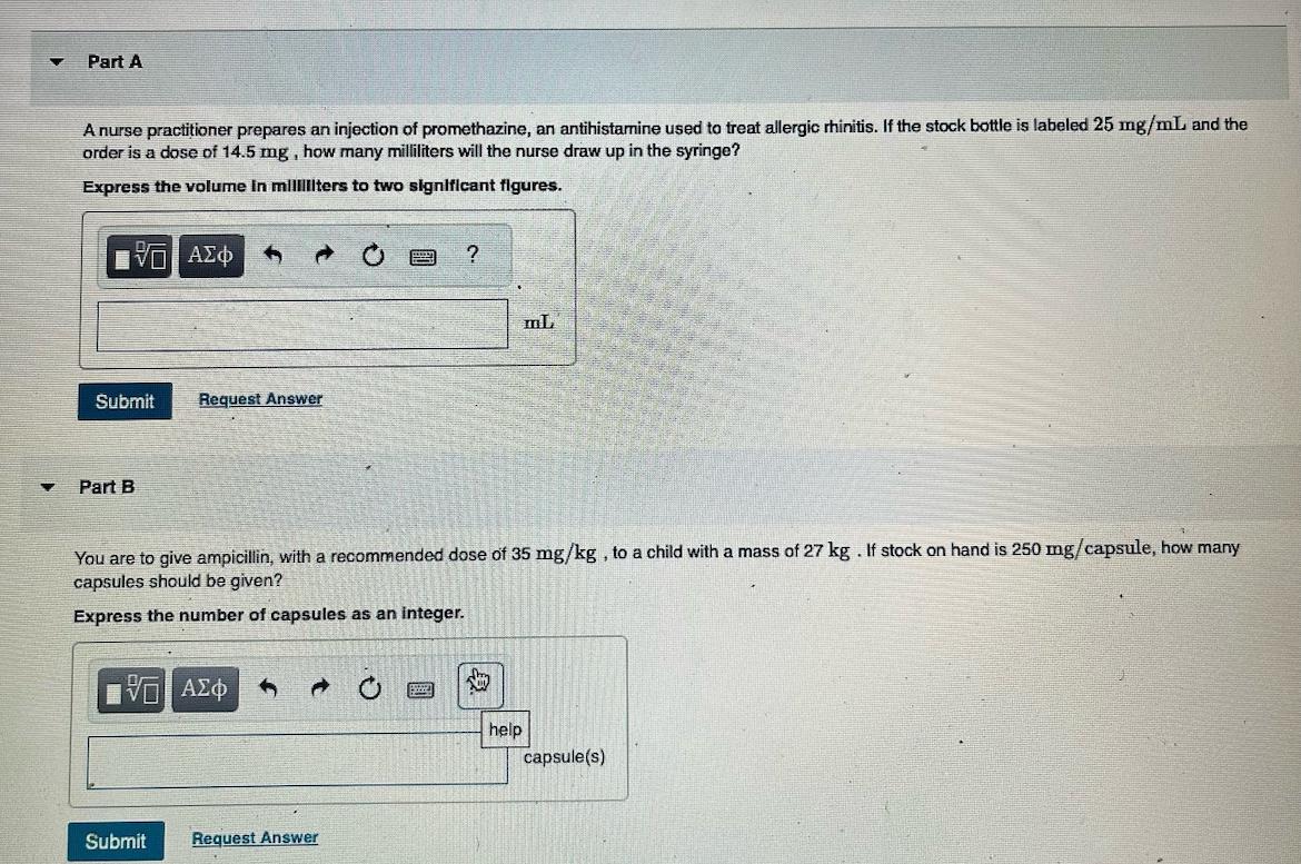 Solved answer part A and part B | Chegg.com